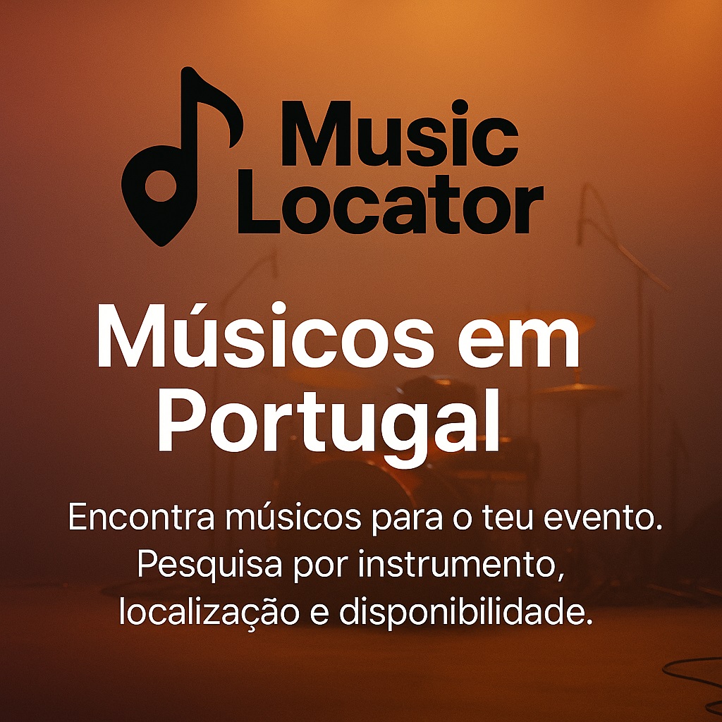 Music Locator — Encontra músicos e técnicos em Portugal